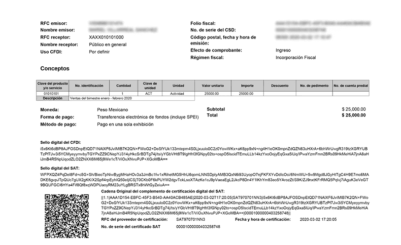 Introducción de factura electrónica 4.0 ha sido un éxito: SAT